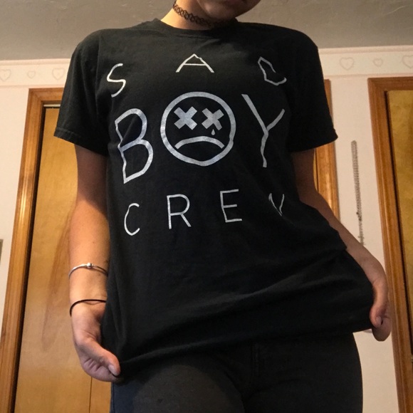 Tops | Sad Boy Crew Tshirt | Poshmark